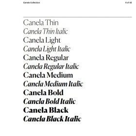 Bộ Font Việt hóa Canela 12Style • Font Zin
