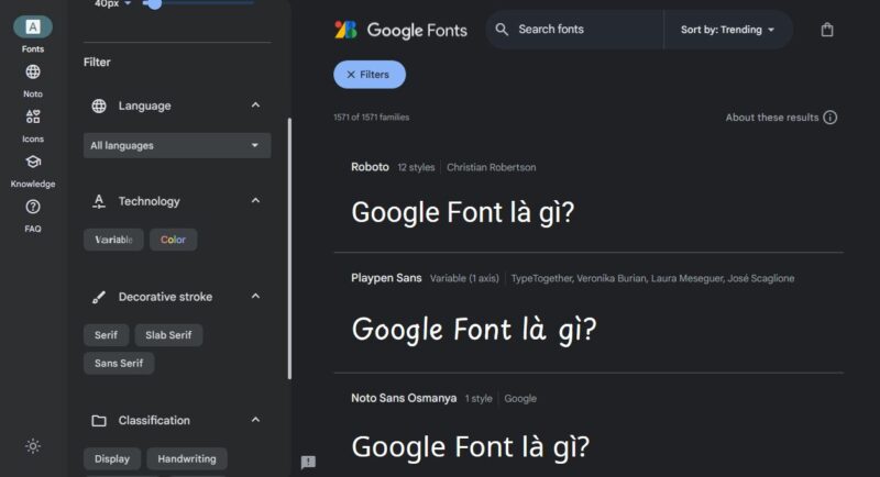10+ Google font việt hóa bởi FontZin • Font Zin
