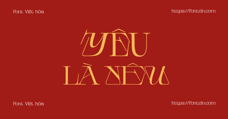 Font Serif Việt Hóa đẹp Druzhok • Font Zin