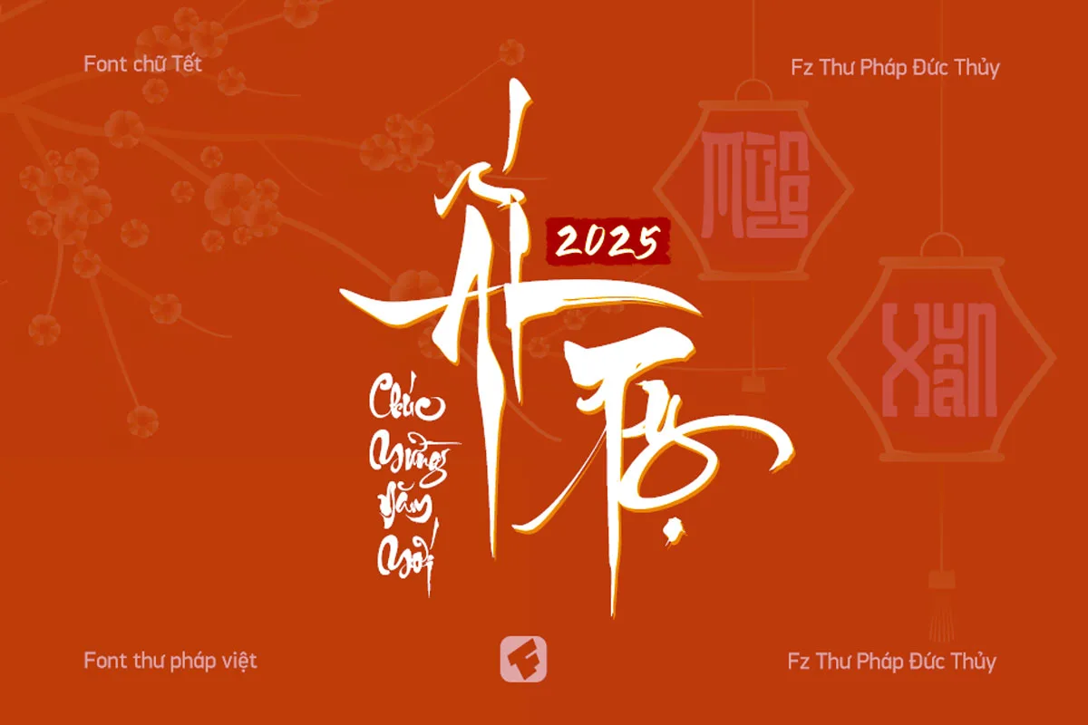 Font chữ Tết nào đang hot và chất cho năm mới 2025? • Font Zin